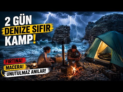 FIRTINAYLA BAŞLAYAN KAMP! EN ZOR EN EĞLENCELİ AİLE KAMPIMIZ #kamp #camping #çadırkamp 
