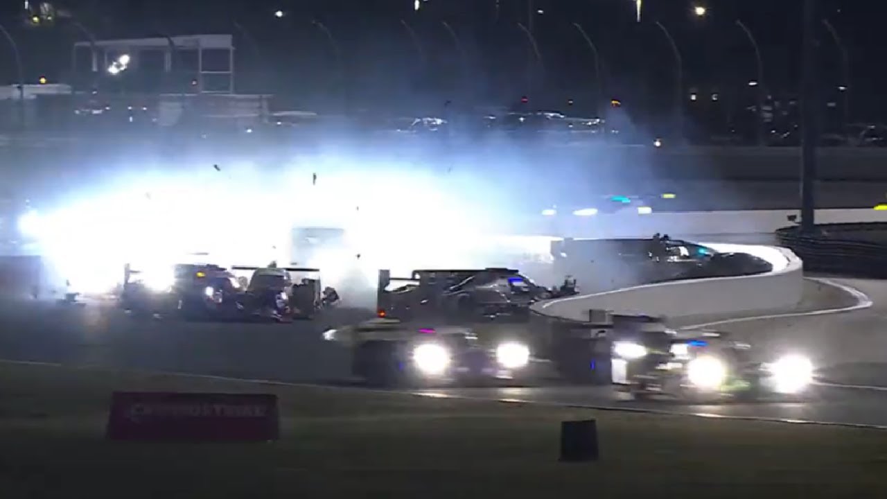 Big Crash - 2025 Rolex 24 Hours Of Daytona - YouTube
