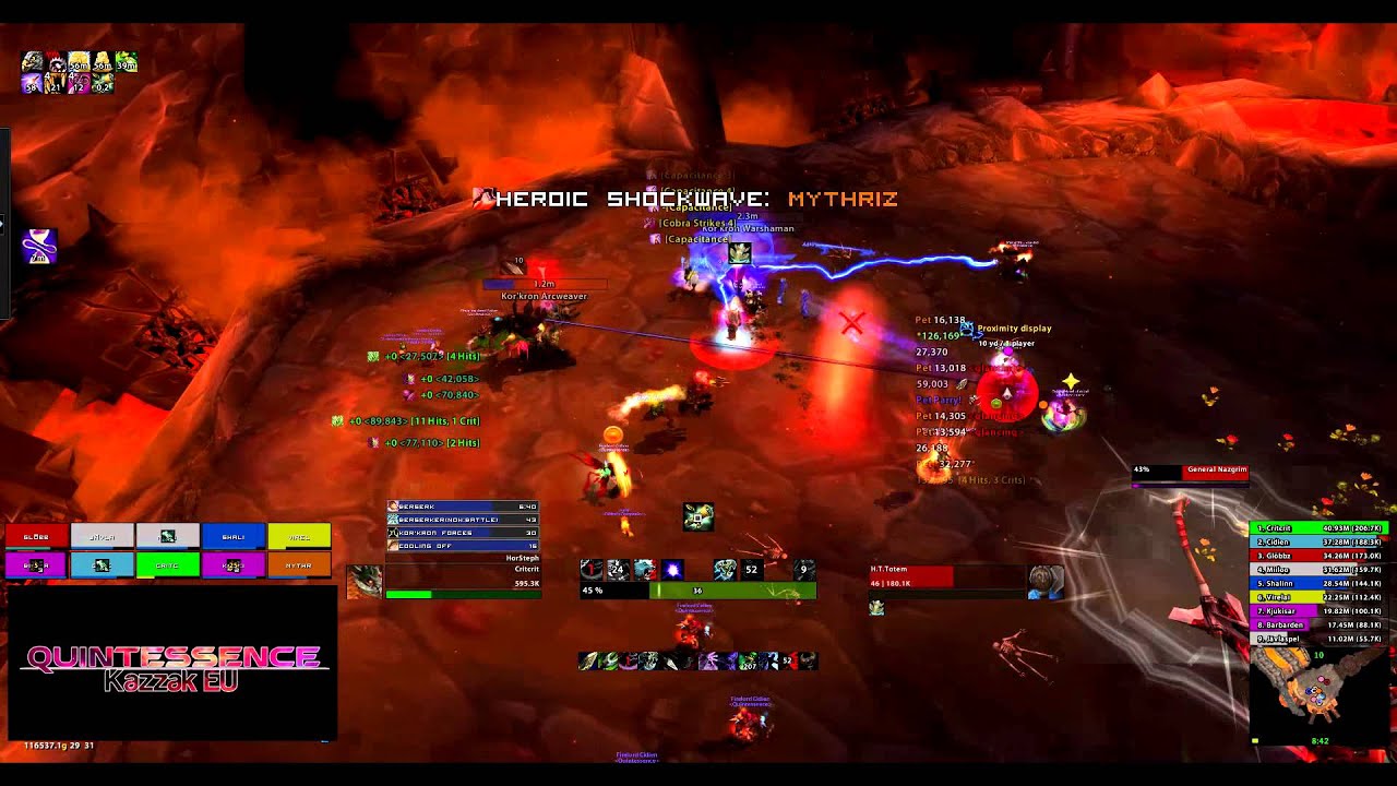 Siege of Orgrimmar. General Nazgrim 10 Hunter PoV. - YouTube
