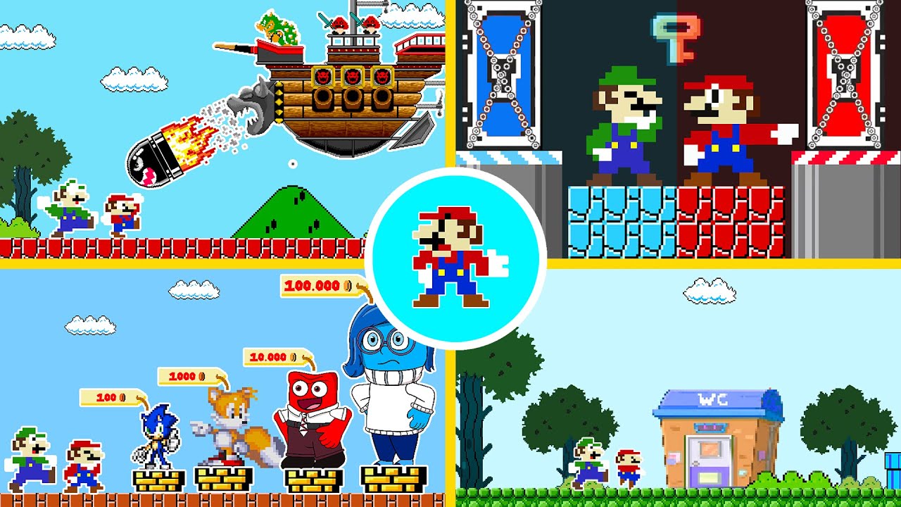 Mario and Luigi: Top HOT Mario Can Buy, Hot vs Cold Challenge, Toilet ...