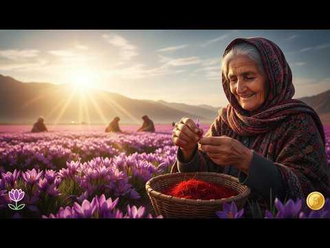Iran’s Red Gold – Why This Spice Costs More Than Gold (Full Harvest Process)