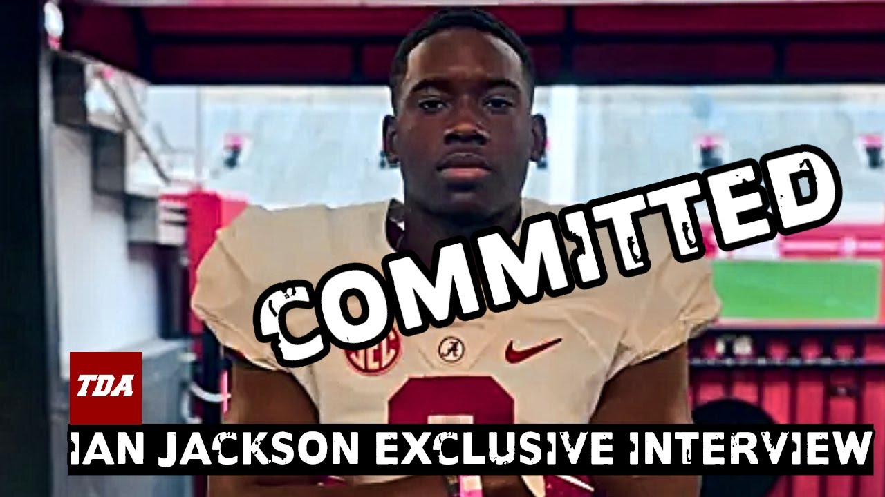 BREAKING: 4-Star LB, Ian Jackson, breaks down commitment to Alabama in ...