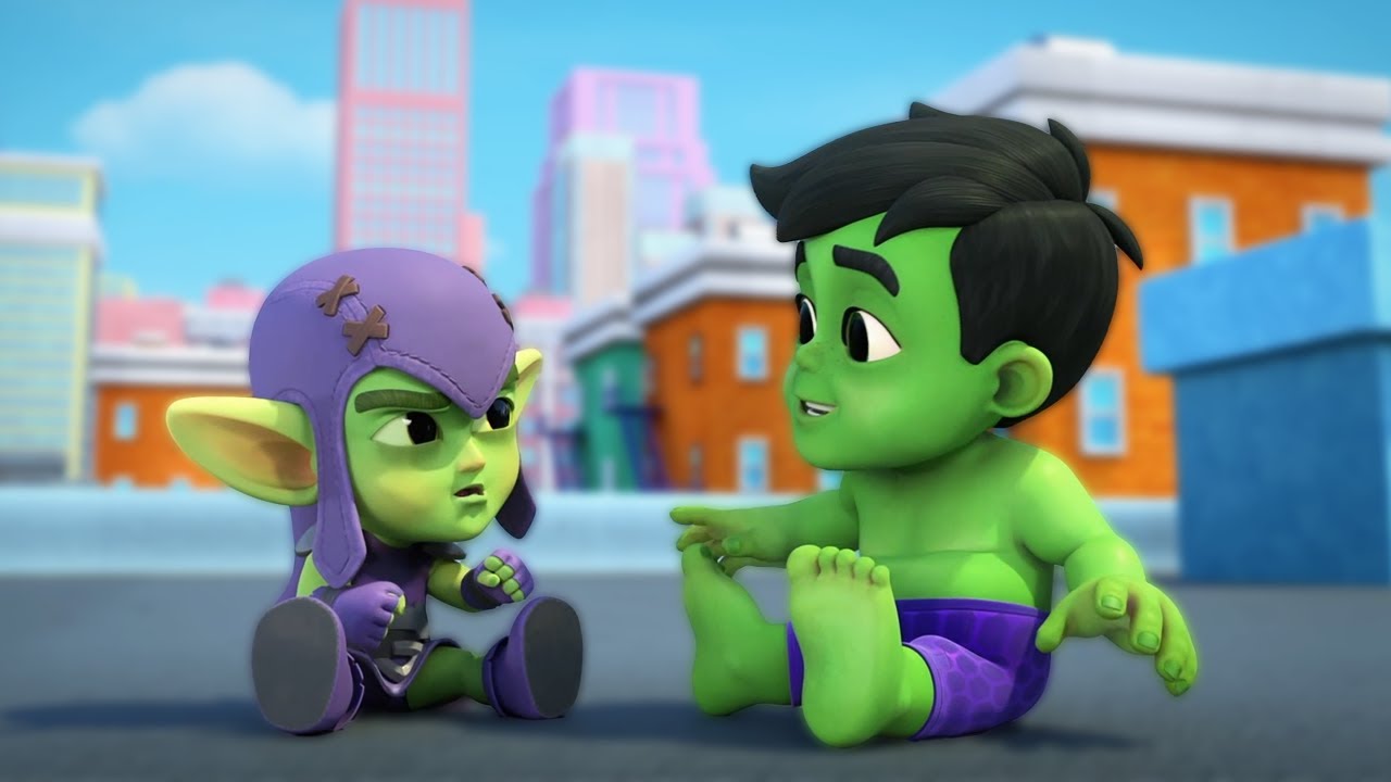 SPIDEY and his AMAZING Friends - BABY HULK!!! 🕸️ @Qdad - YouTube