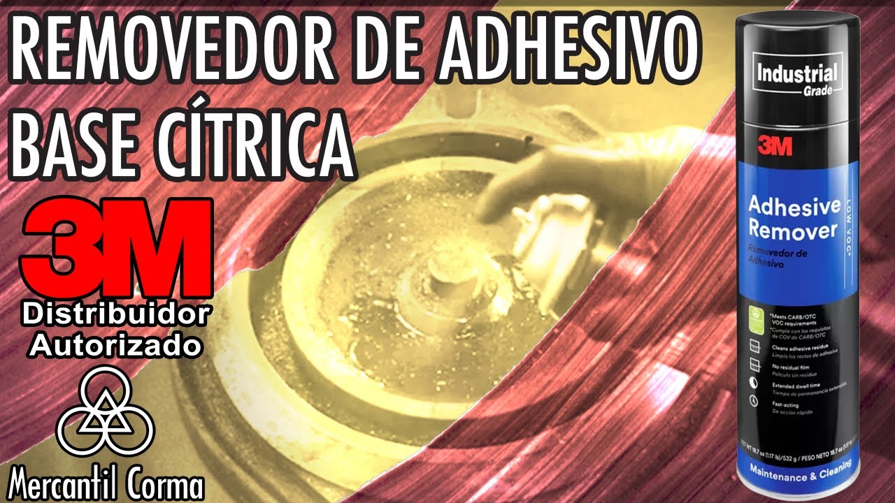 3m Limpiador Industrial Y Removedor De Adhesivo De Base Cítrica Youtube
