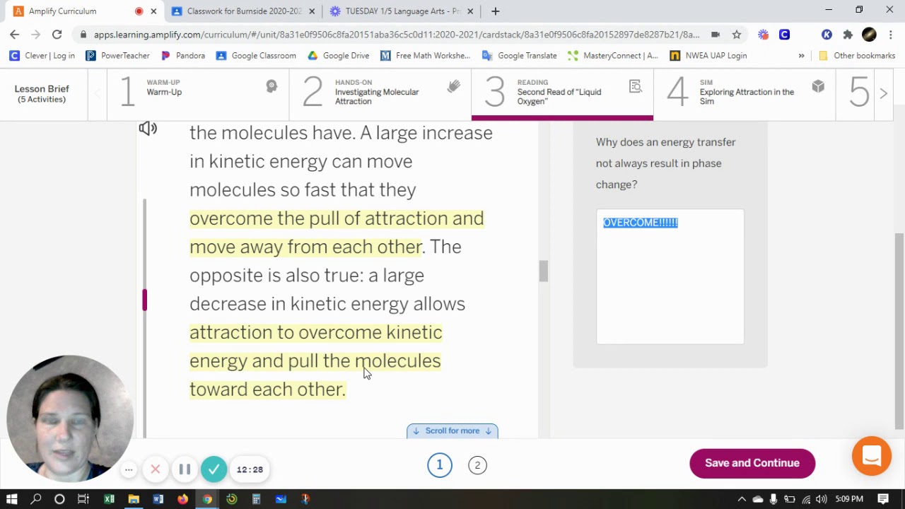 TUESDAY 1/5 SCIENCE - Phase Change 3.2 - YouTube