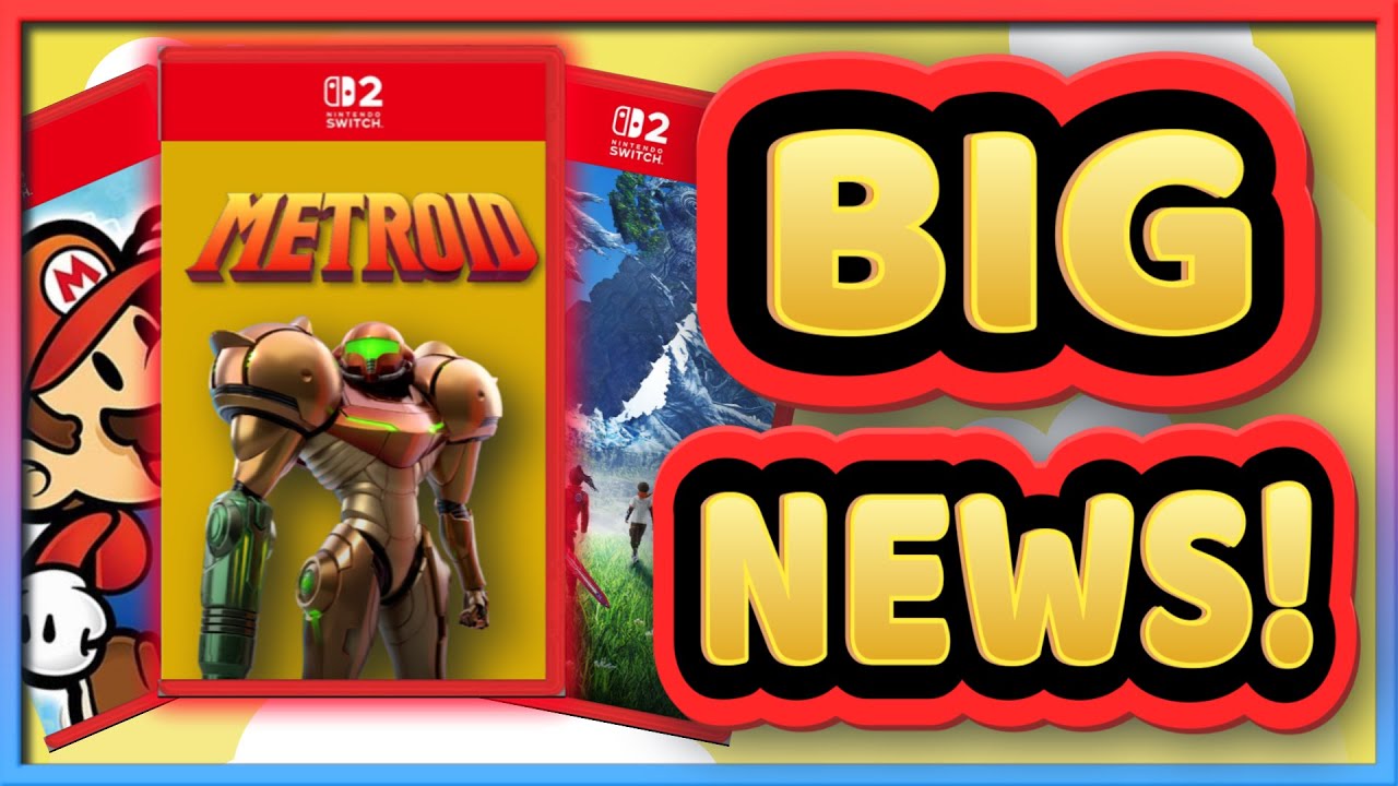 BIG Nintendo Switch 2 News For Metroid Prime, Paper Mario & MORE JUST ...