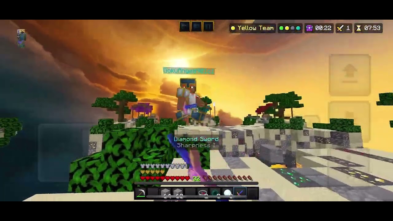 Skywars with the worst lag I’ve experienced - YouTube