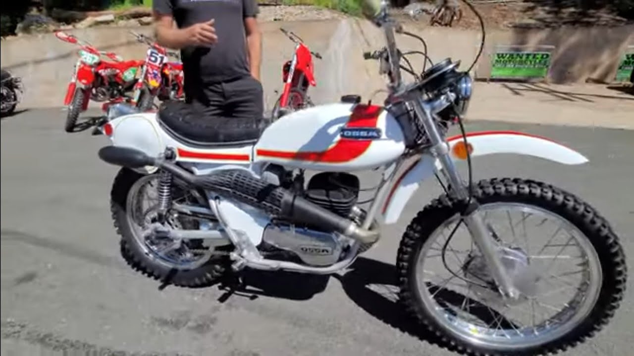 STUNNING 1973 Ossa 250 Six Days from the museum September 1, 2022 - YouTube