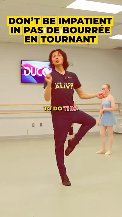 Timing Is Everything in Pas De Bourrée En Tournant | Runqiao Du Ballet ...