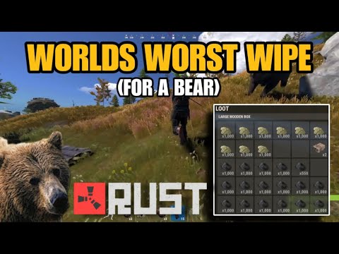 How a bear saved our wipe - Rust console edition - YouTube