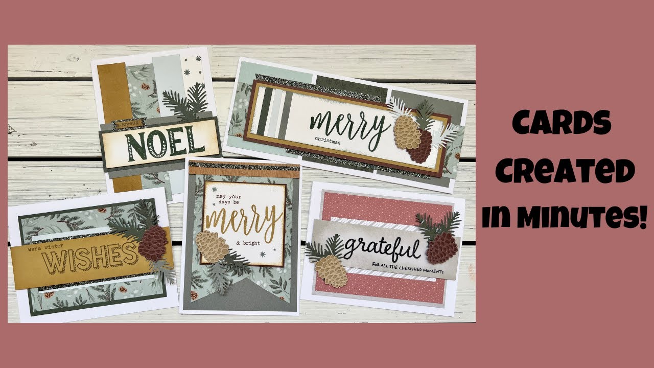 Cards Create In Minutes! Plus a Bonus Card! - YouTube