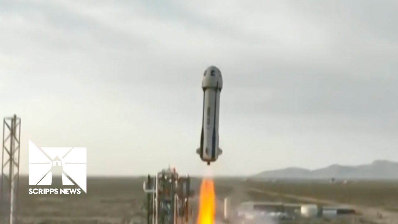 BLAST OFF! Blue Origin launches first-ever all female crew into space ...