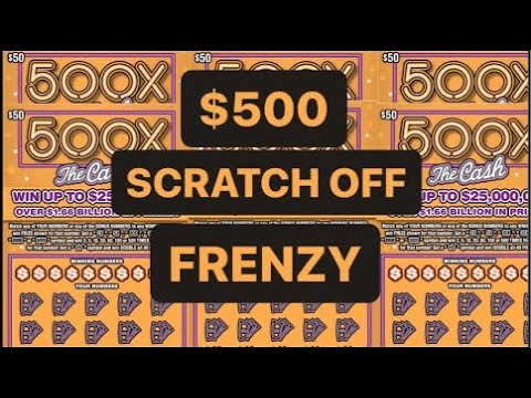 🔴 LIVE $500 Scratch Off Spectacular: $50 Tickets – Will We Hit the ...