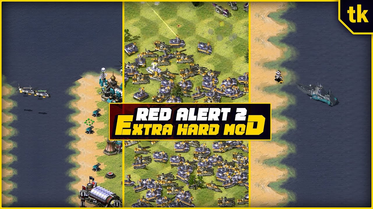 Red Alert 2 | Extra Hard Mod | OVER 2 MILLION $$$ vs 7 Brutal ai - YouTube