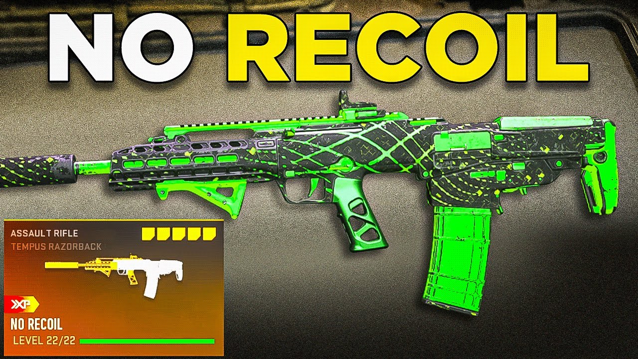 *NEW* NO RECOIL TEMPUS RAZORBACK CLASS is GODLY in MW2! (Best TEMPUS ...