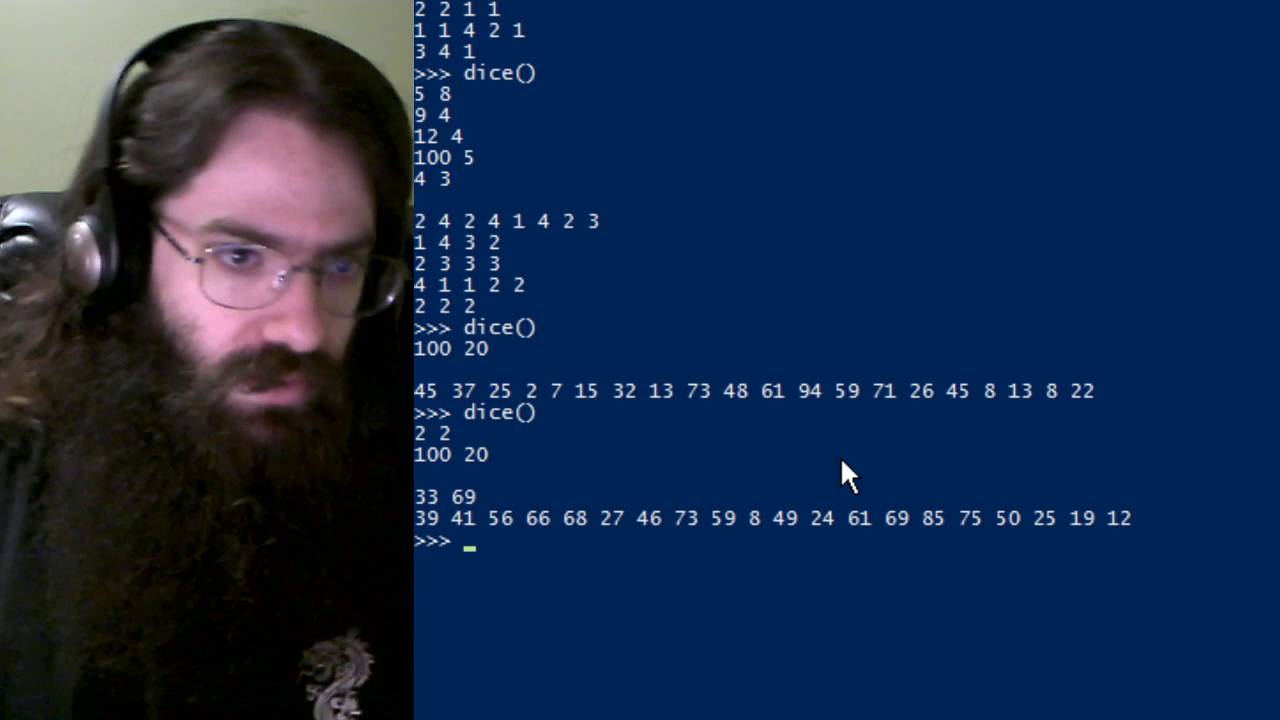 Lets Code Python Dice Roller Youtube 5712