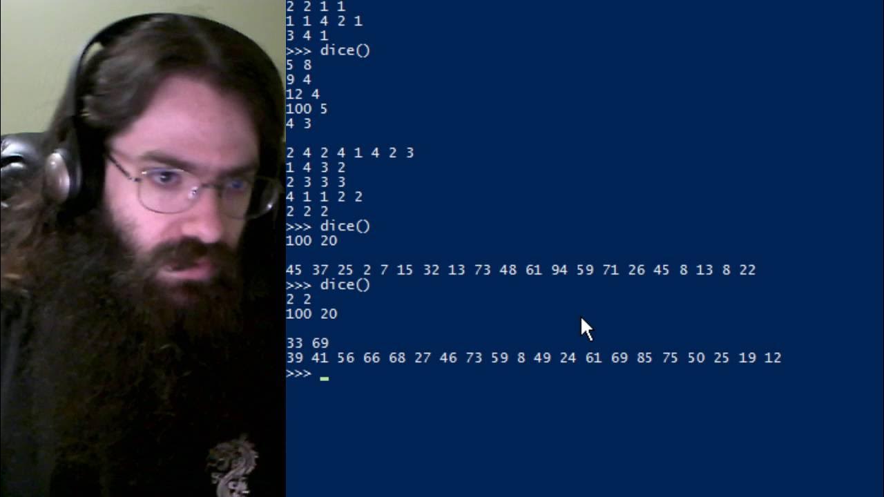 Let's Code Python: Dice roller - YouTube