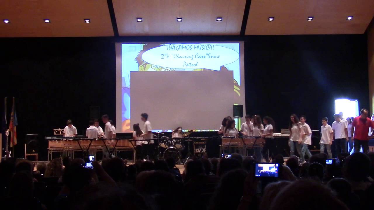 2º ESO B IMAGINE, 2º ESO V CHASING CARS, 2º ESO A LO MAS VITAL - YouTube