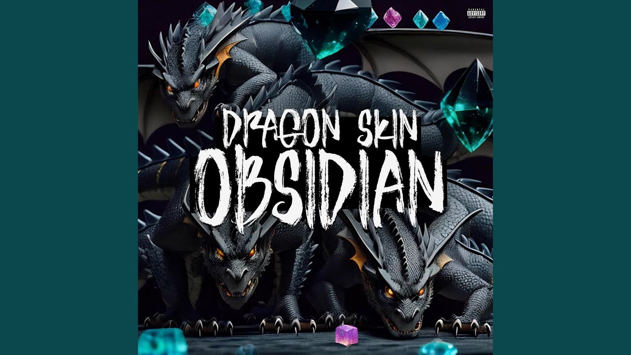 Dragon skin obsidian - YouTube
