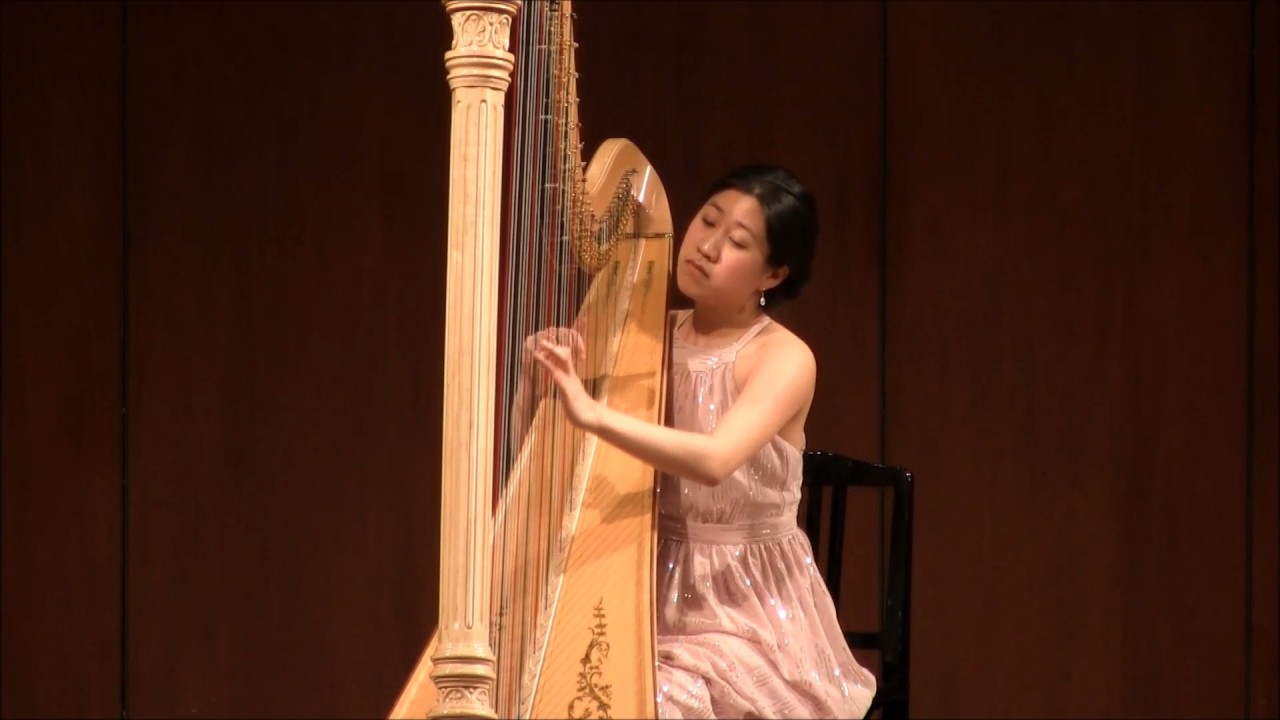 Glenn Buhr: Tanzmusik IV. Cantilene Elegiaque - Clara Wang, Harp - YouTube