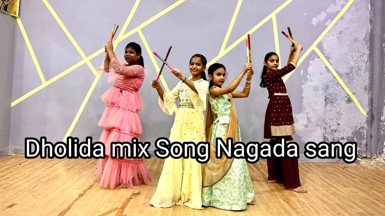 Dholida Mix Song Nagada Song l Kids Dance Performance l Choreograph By ...