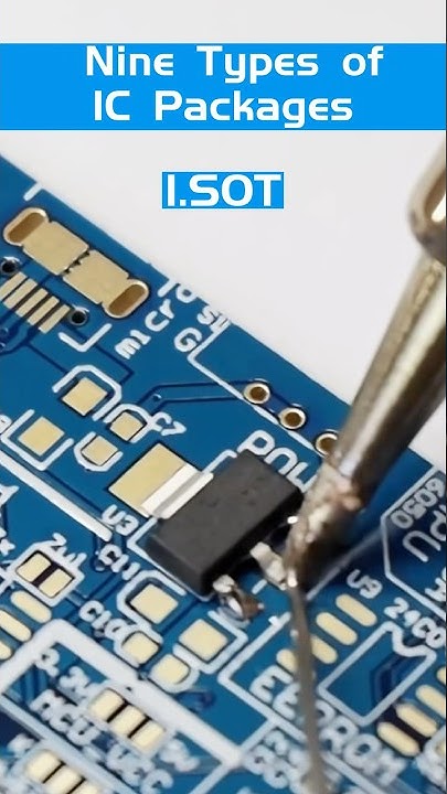 9 IC Package Types: DIP, QFN, PQFP, SOT, SOP, PLCC, BGA, PGA, SIP (Integrated Circuits) #shorts ...
