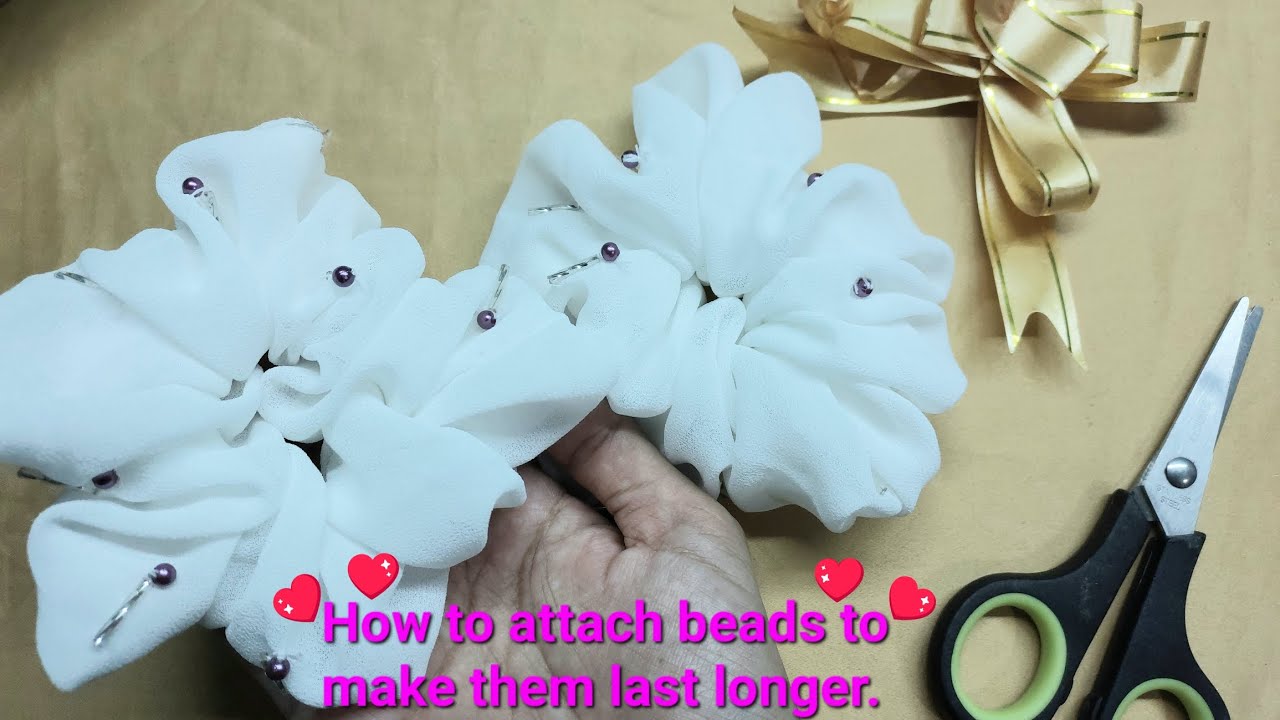 How to attach beads to make them last longer! #youtube #sewing - YouTube