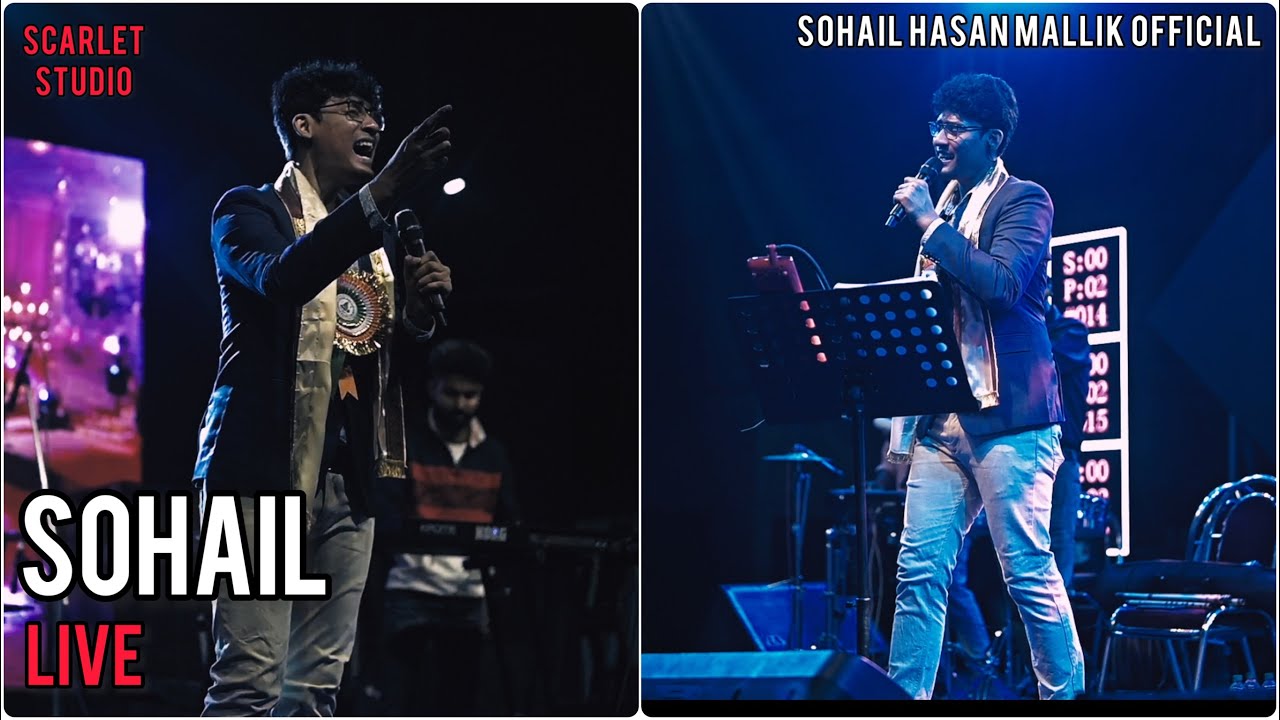 Sohail Hasan Mallik Live | Bijuria | Tere Jaisa | Sandese Aate Hai ...