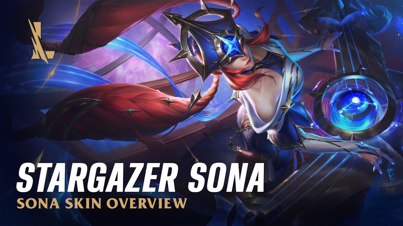 Wild Rift - Stargazer Sona Skin Overview - YouTube
