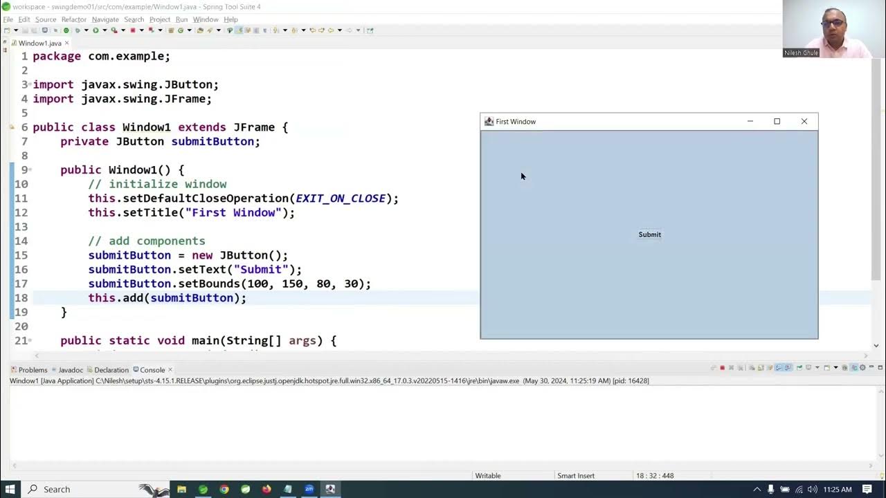 Java Swing Gui Programming Youtube