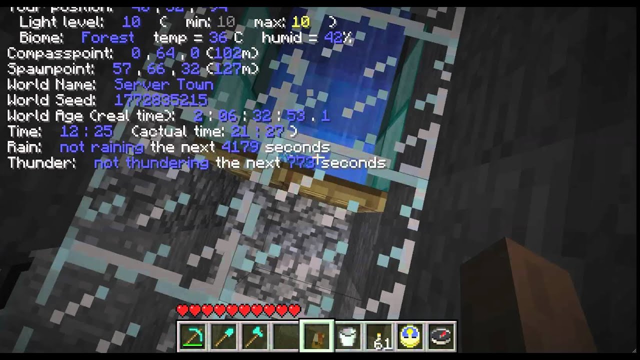 Minecraft Beta zombie suffocation trap - YouTube