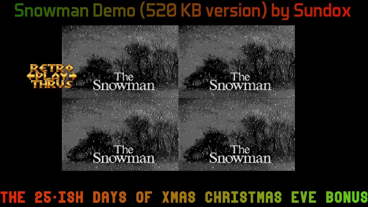 The Snowman Demo (520 KB ver) by Sundox - Atari ST Demo - The 25ish ...