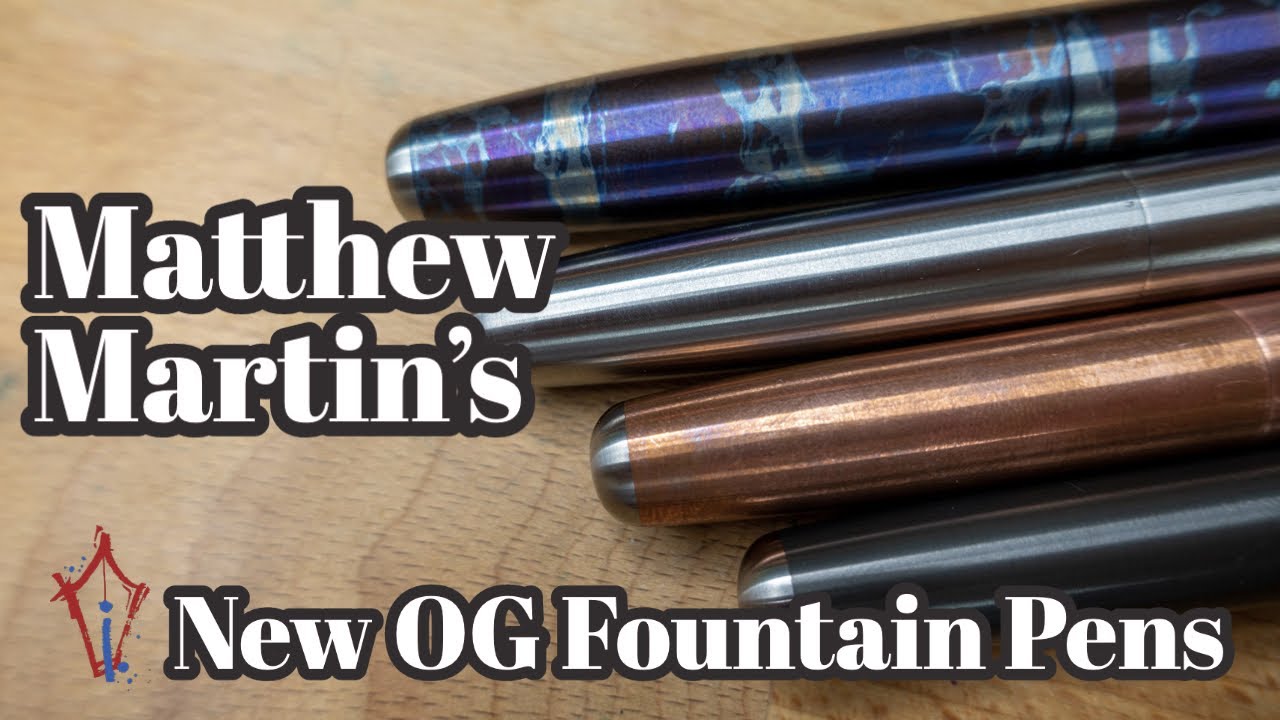 The New MCM OG Fountain Pen Family! - YouTube