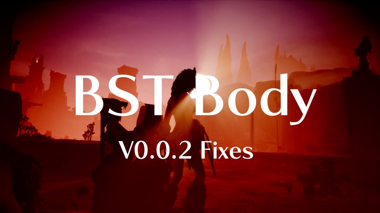 【Conan Exiles】自作Mod「BST Body」v002 内容 - YouTube