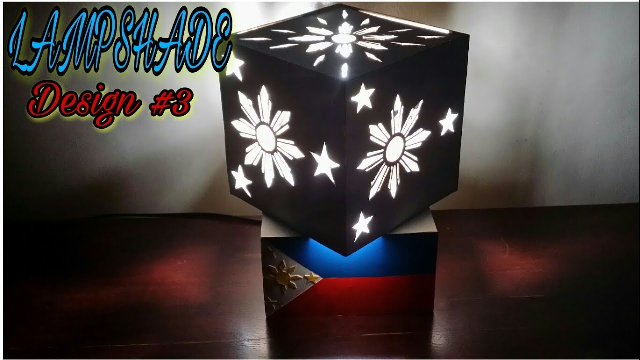 LAMPSHADE Design #3 | CARDBOARD | DIY - YouTube