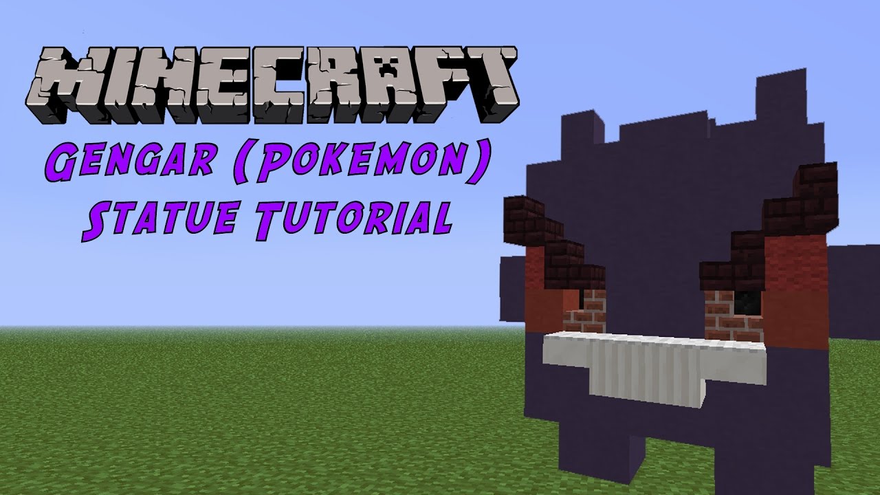 Minecraft Tutorial: Gengar (Pokemon) Plush - YouTube