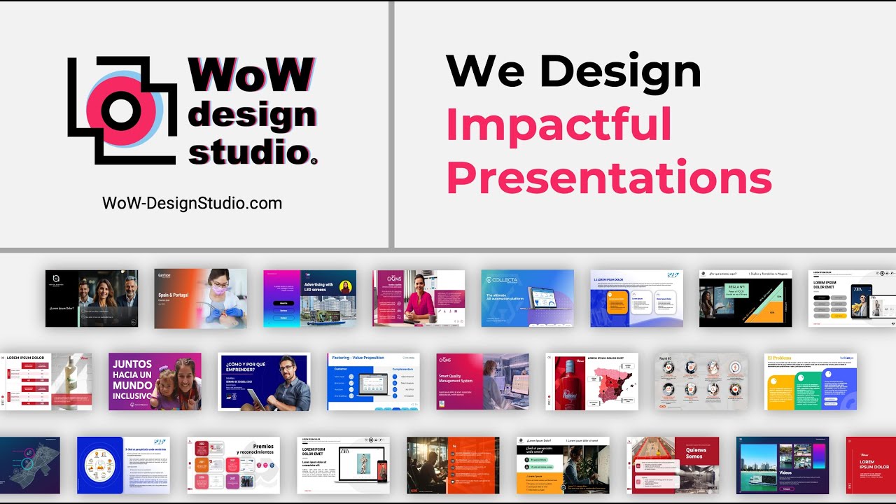 WOW-DesignStudio.com: We design impactful presentations. - YouTube