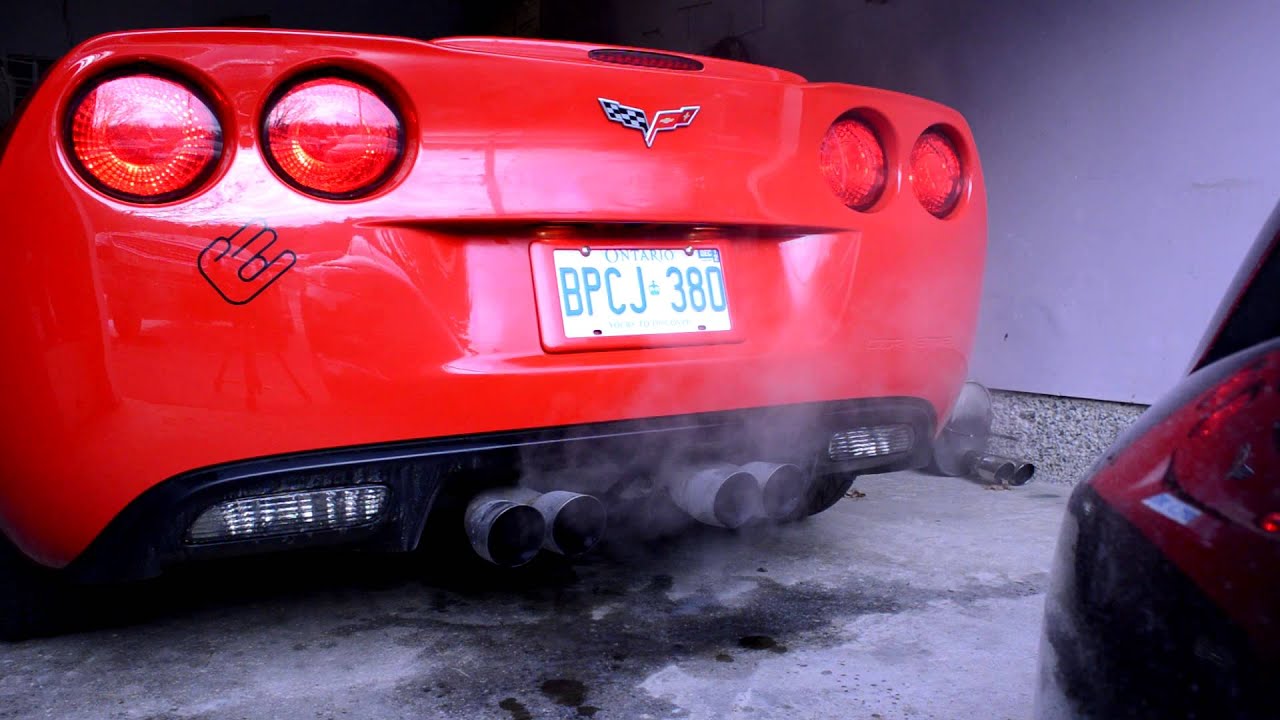 C6 Corvette SLP Loudmouth Exhaust. - YouTube