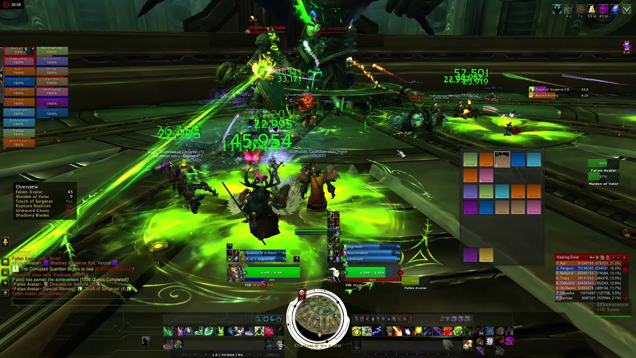 Fallen Avatar - Heroic Tomb of Sargeras - (Resto Druid) - YouTube