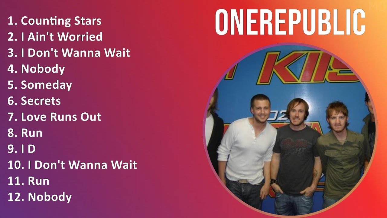 OneRepublic 2025 MIX Top Hits - Counting Stars, I Ain't Worried, I Don ...