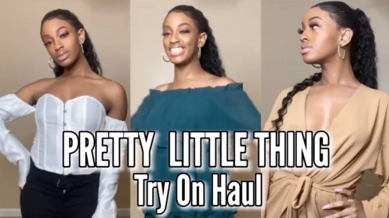 PRETTY LITTLE THING TRY-ON HAUL🦄🦄 - YouTube