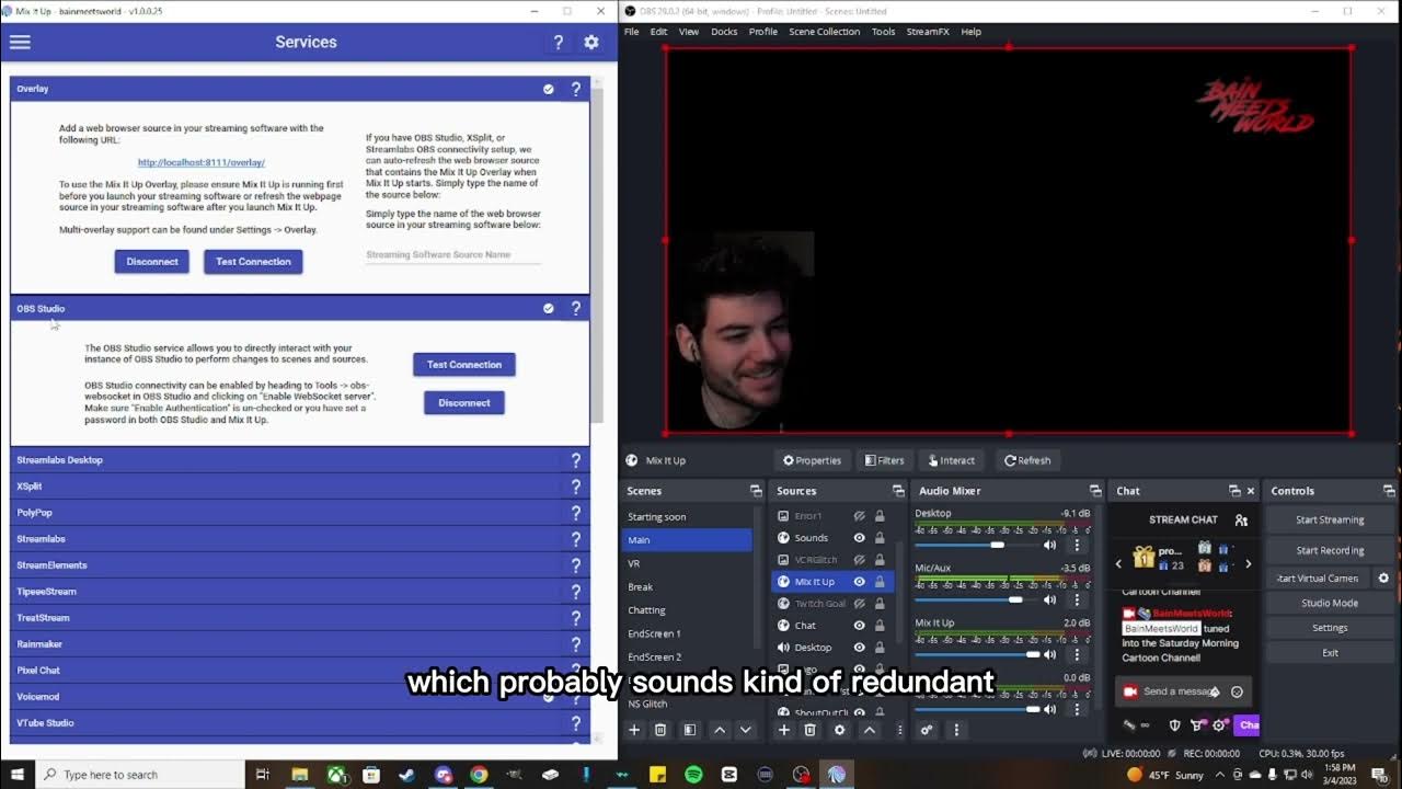 Mix It Up Bot Tutorial Pt.1 - Connecting MIU To OBS Studio - YouTube