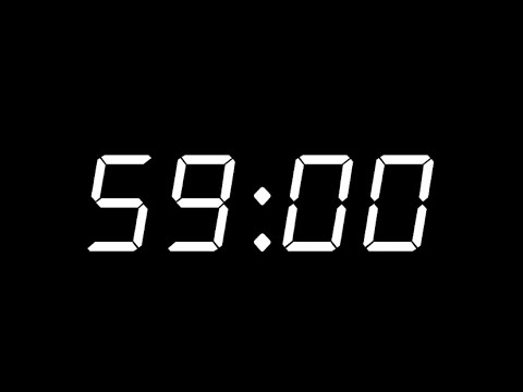 59 Minute Countdown Timer | Digital Clock - YouTube