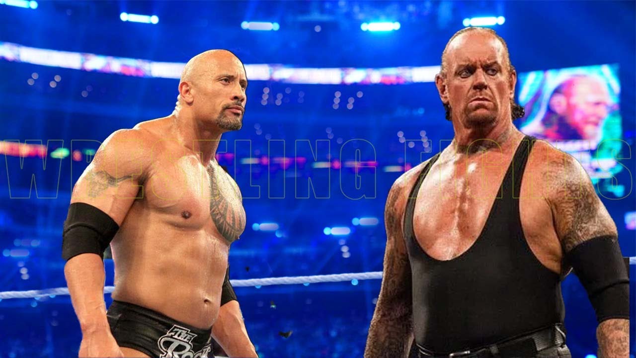 The Rock vs Undertaker Wrestling Fights - YouTube
