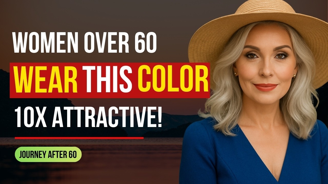Older Women Over 60: Wear THESE 6 Colors and Watch Men Notice You - YouTube