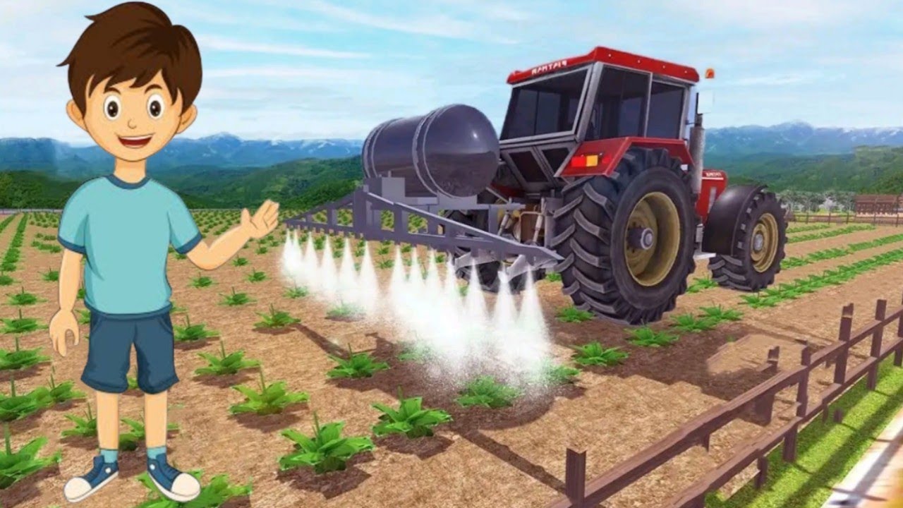 Tractor Farming Simulator kids game, Kids Cartoon game, Sham kids game ...