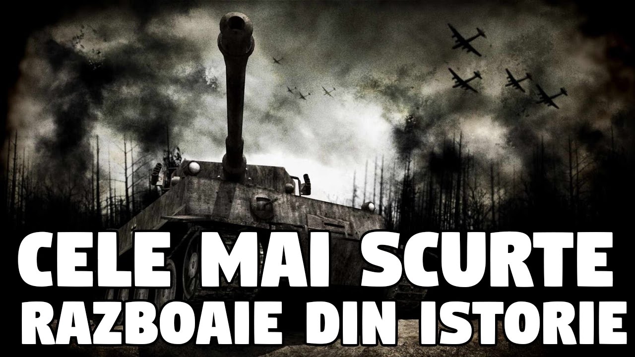 Cele mai scurte razboaie din istorie - YouTube