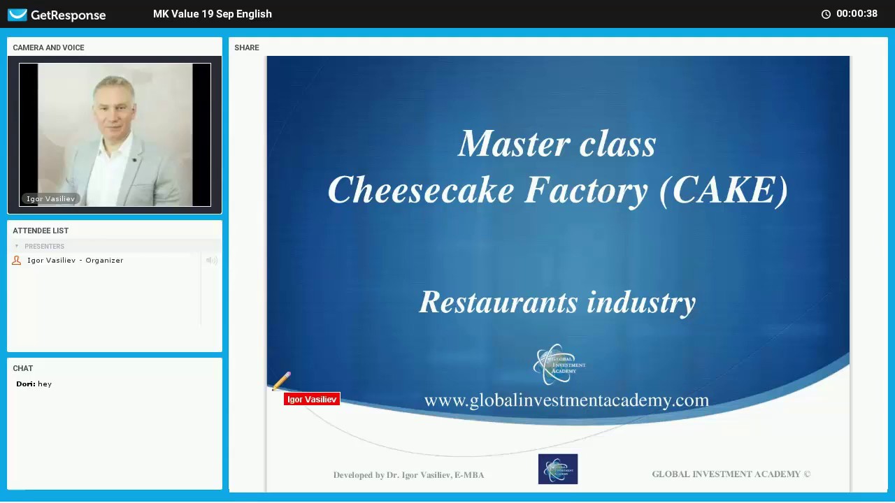 Restaurants industry Part 1 Introduction, September 2017 Stock Market ...