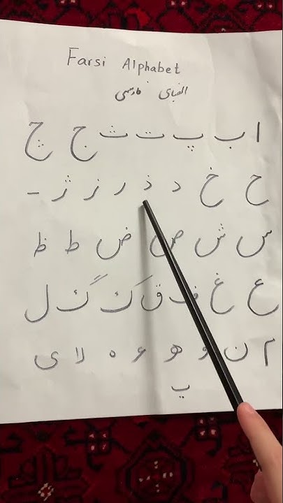 Farsi Alphabet - YouTube