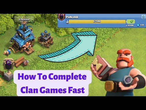 How To Complete Clan Games Fast | Clan Games Tips and Tricks In Clash ...